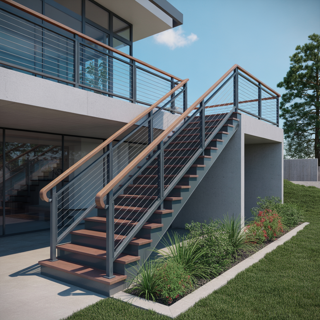 Modern Outdoor Stair Ideas That Blend Style, Safety, and Function ...